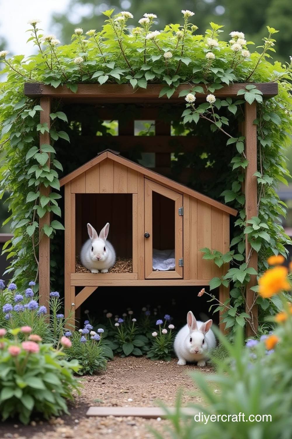 22 Affordable DIY Rabbit Hutch Ideas for Your Backyard - Diyer Craft