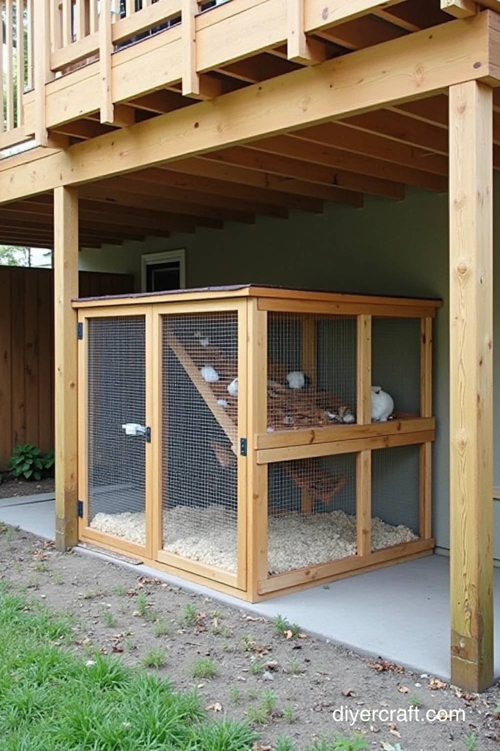 22 Affordable DIY Rabbit Hutch Ideas for Your Backyard - Diyer Craft
