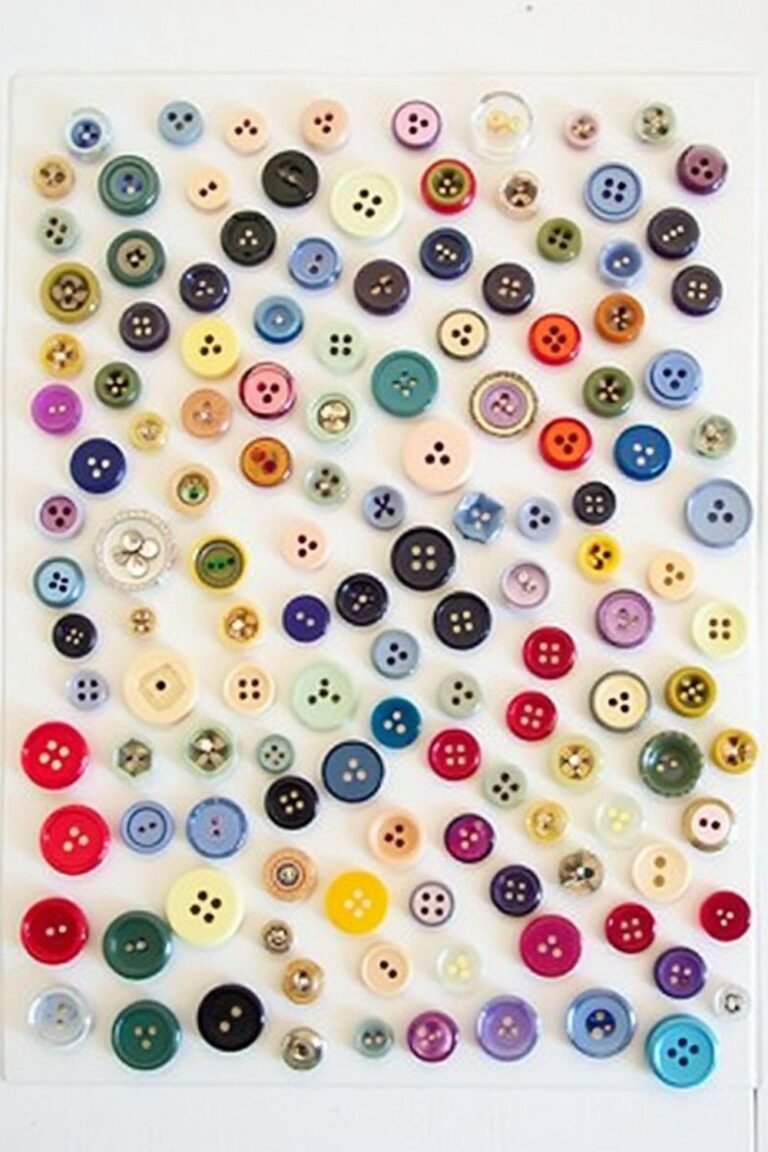 24 Creative DIY Button Art Ideas: Fun and Unique Crafts for All Ages ...