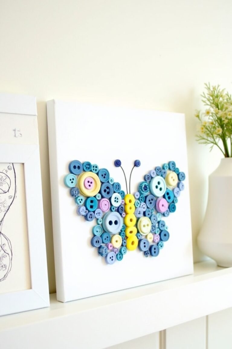 24 Creative DIY Button Art Ideas: Fun and Unique Crafts for All Ages ...