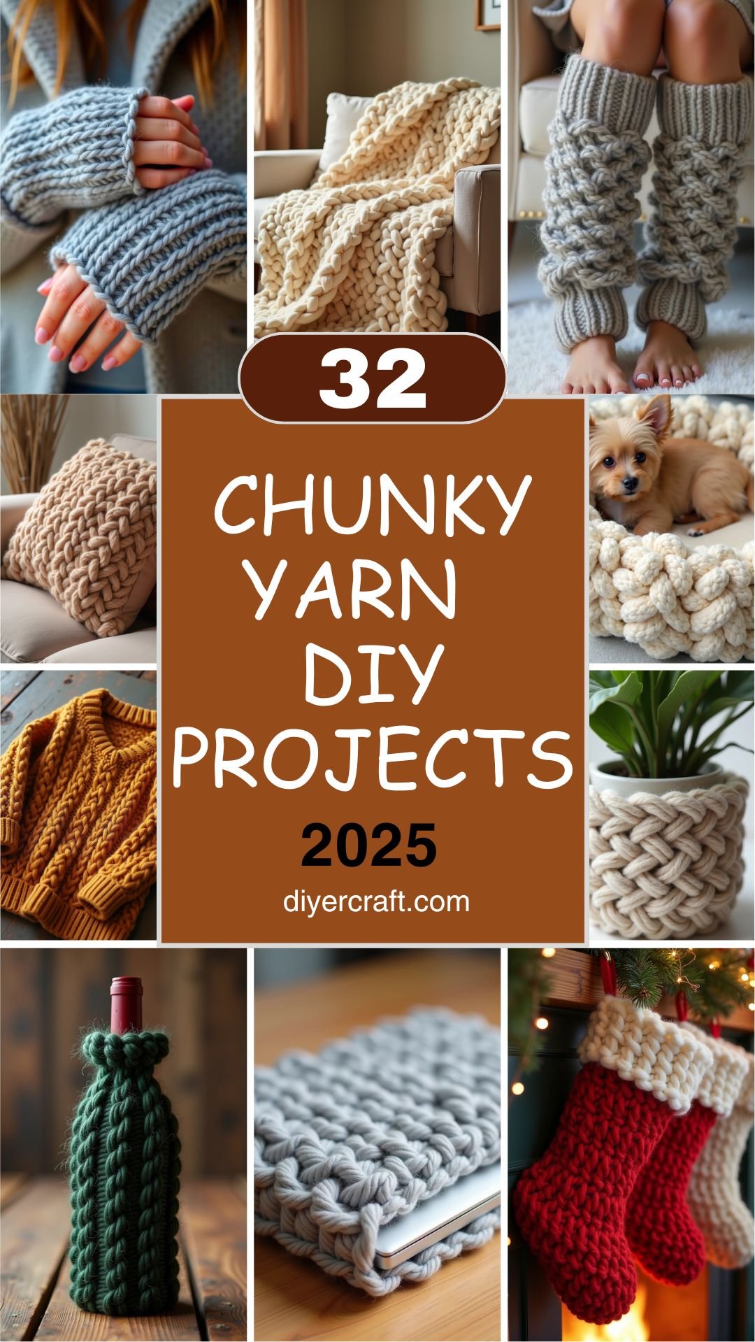 32 Cozy Chunky Yarn Projects for Beginners and DIY Lovers 2025 - Diyer ...