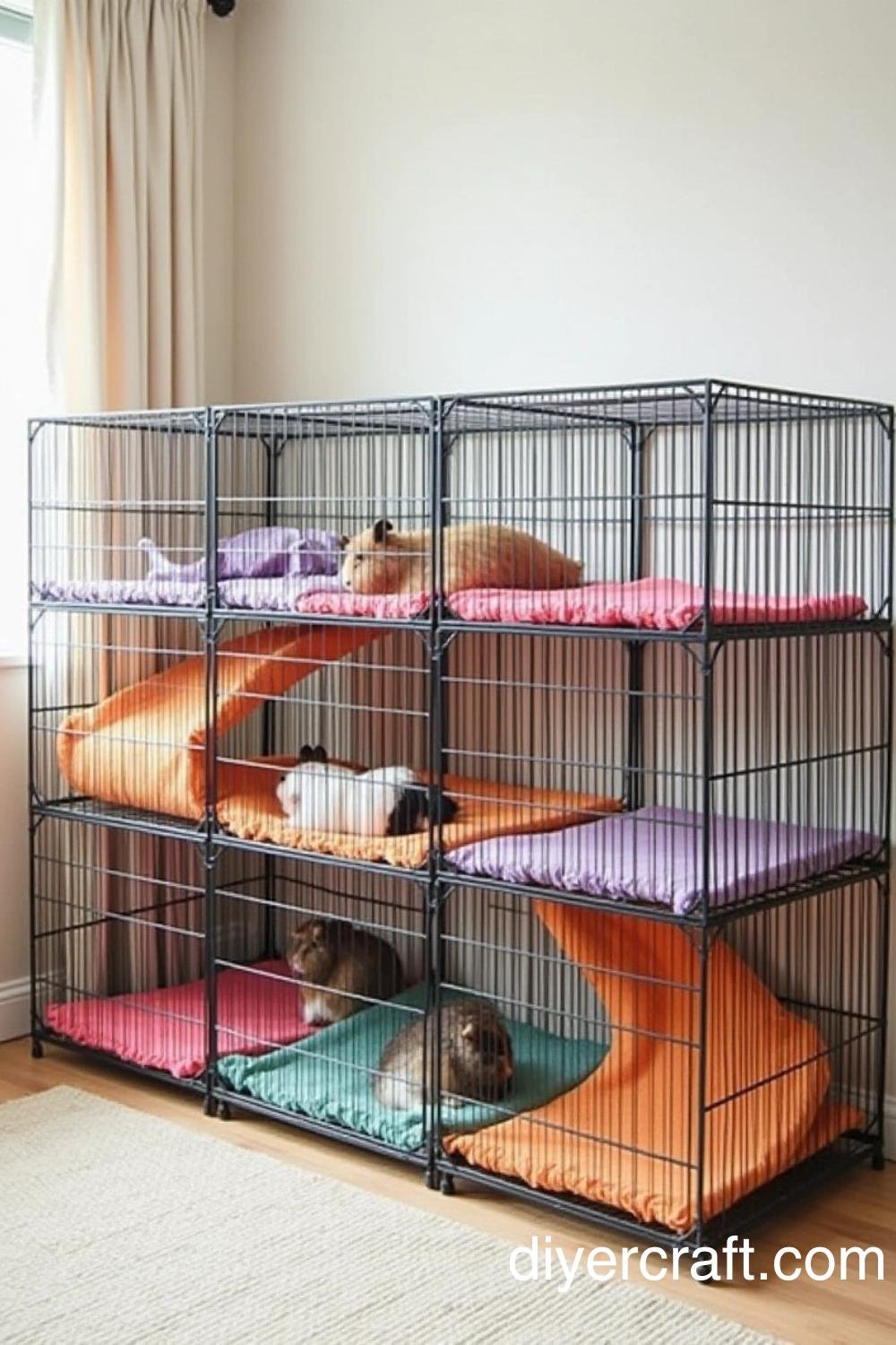 36 Creative DIY Guinea Pig Cage Ideas for Happy Pets - Diyer Craft