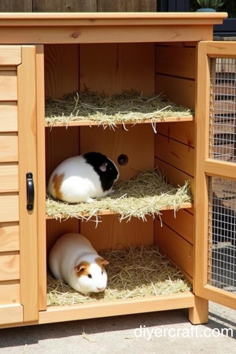 36 Creative DIY Guinea Pig Cage Ideas for Happy Pets - Diyer Craft
