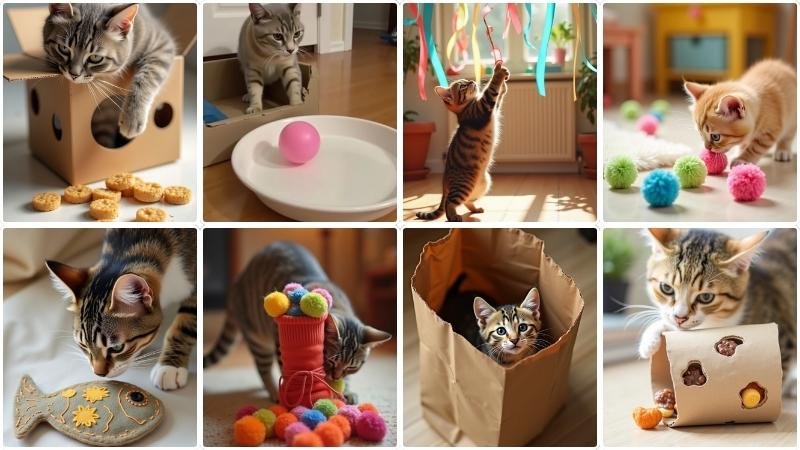 19 Homemade Cat Toys Your Furry Friend Will Love - Diyer Craft